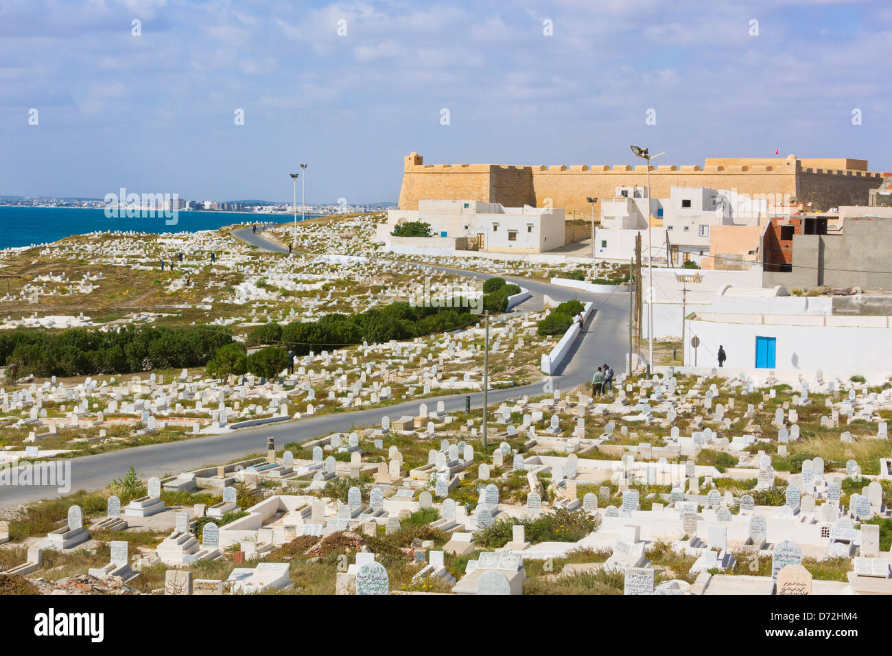 Graveyard, Mahdia, Tunisia Stock Photo - Alamy