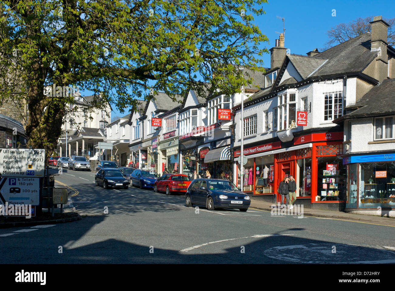 Bowness, Lake District National Park, Cumbria, England UK Stock Photo ...