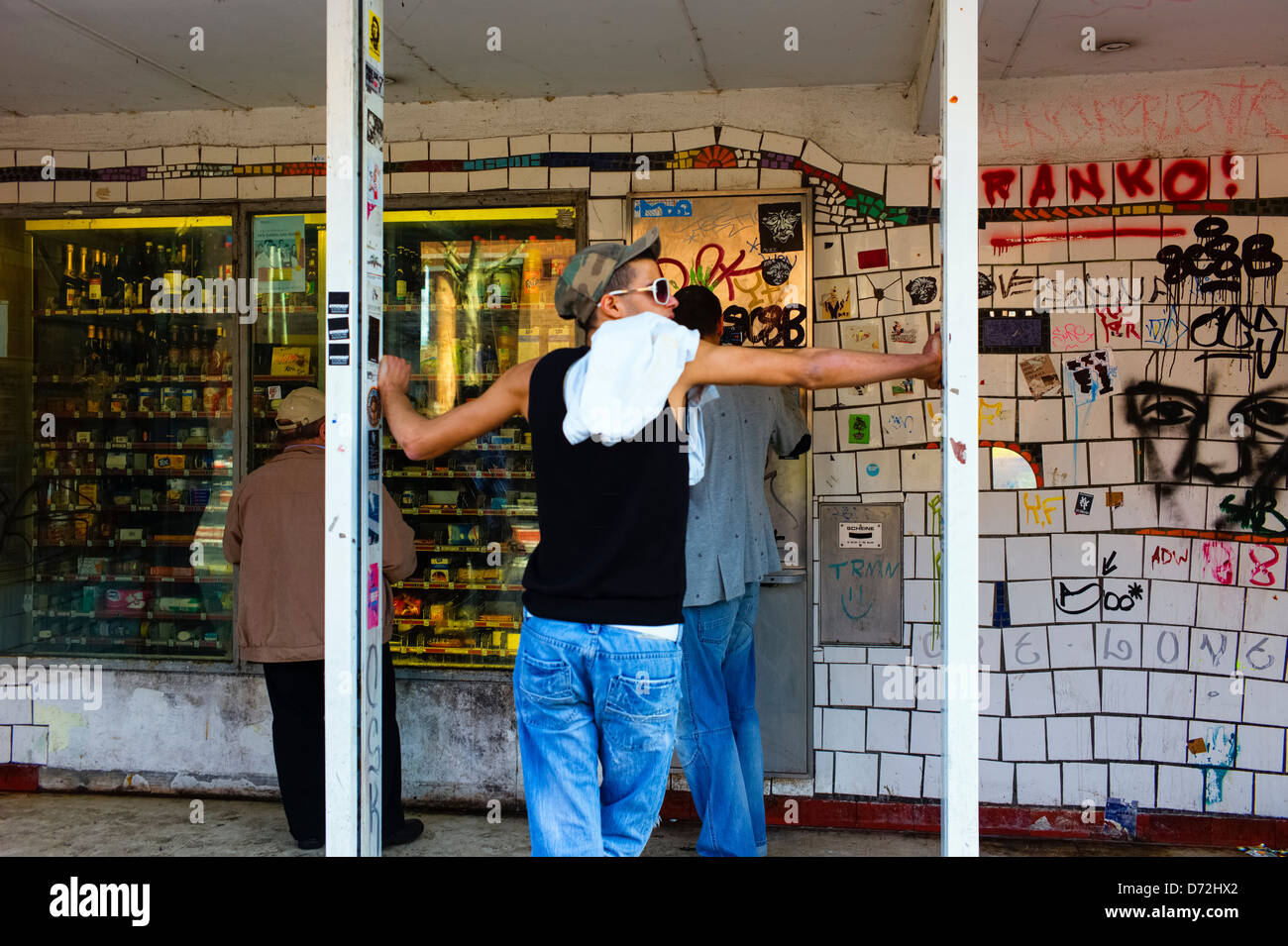 Vending machines Karlsruhe Germany Stock Photo - Alamy