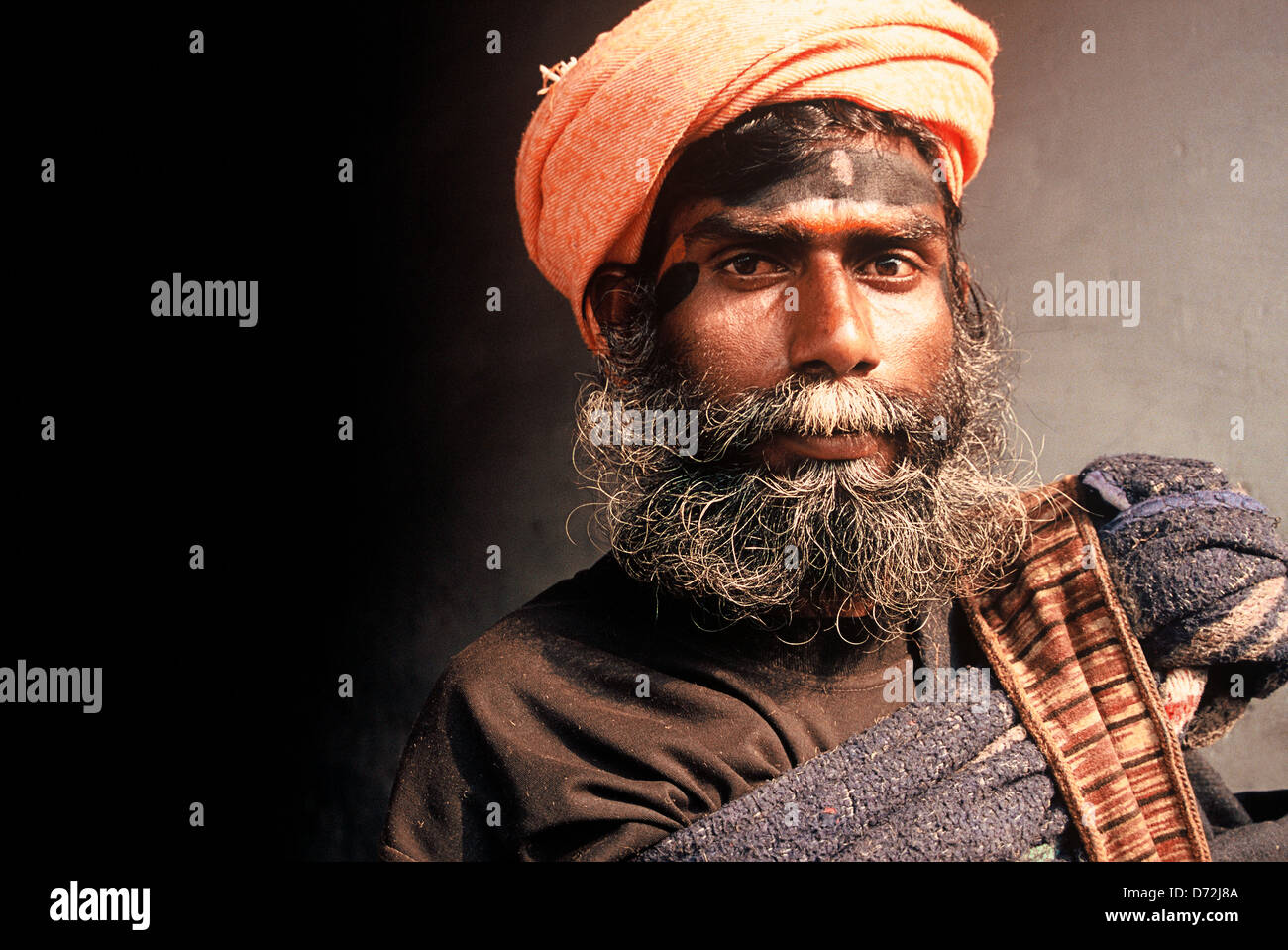 Hindu ascetic ( sadhu) ( India Stock Photo - Alamy