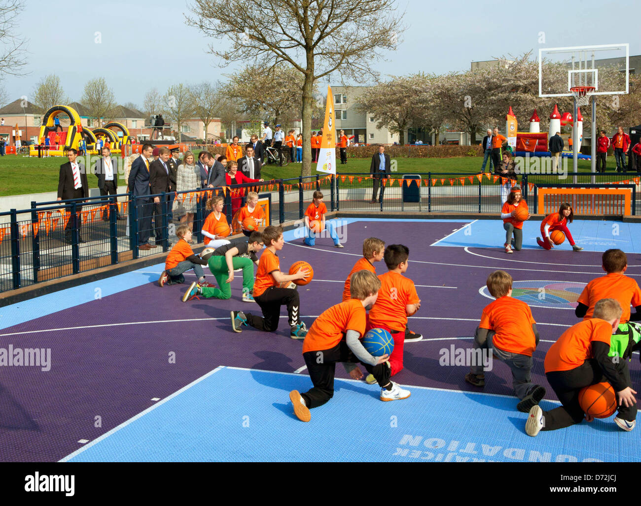 Enschede, The Netherlands, 26 April 2013.Atmosphere during the official ...