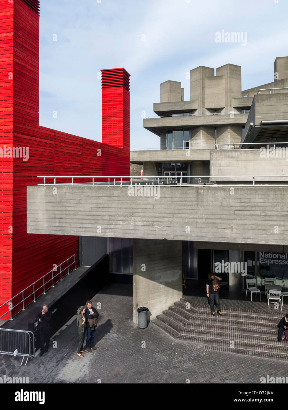 The Shed, a temporary theatre at the Royal National Theatre on the ...