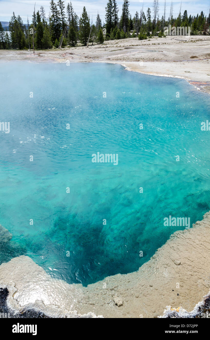 sulfur and geysers in Yellowstone National Park Stock Photo - Alamy