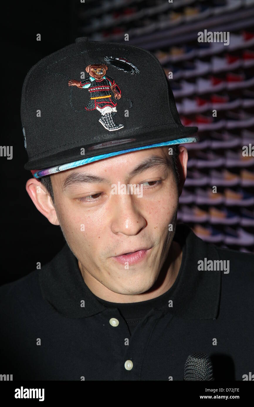 Edison Chen at new product launching activity of his fashion store in ...