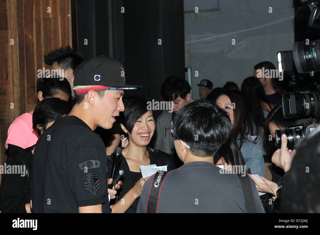 Edison Chen at new product launching activity of his fashion store in ...