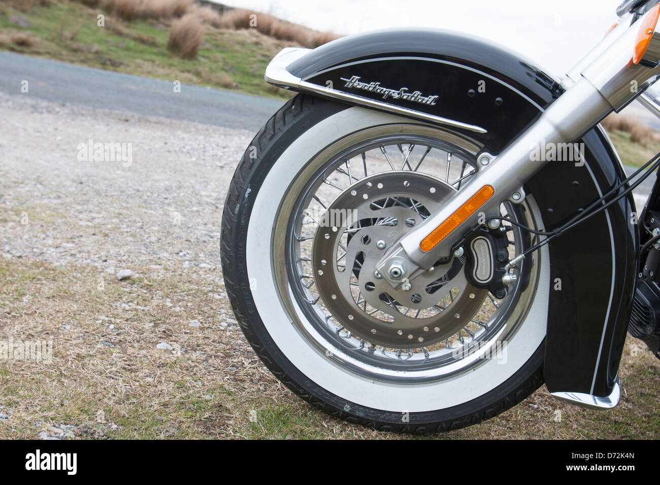 Harley davidson front wheel High Resolution Stock Photography and ...