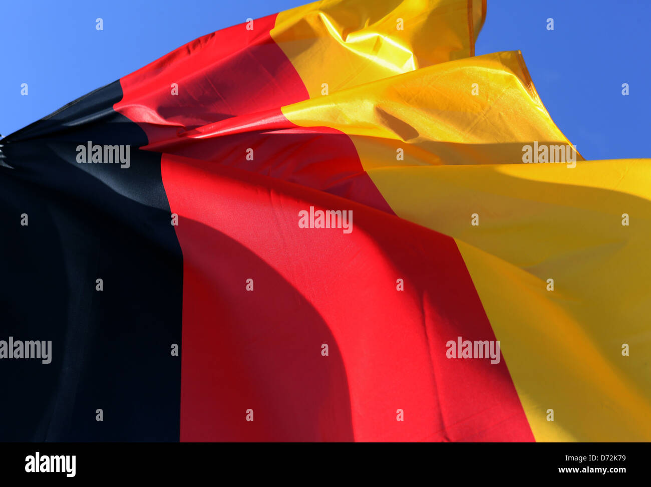 Hoppe Garden, Germany, National flag of Germany Stock Photo - Alamy