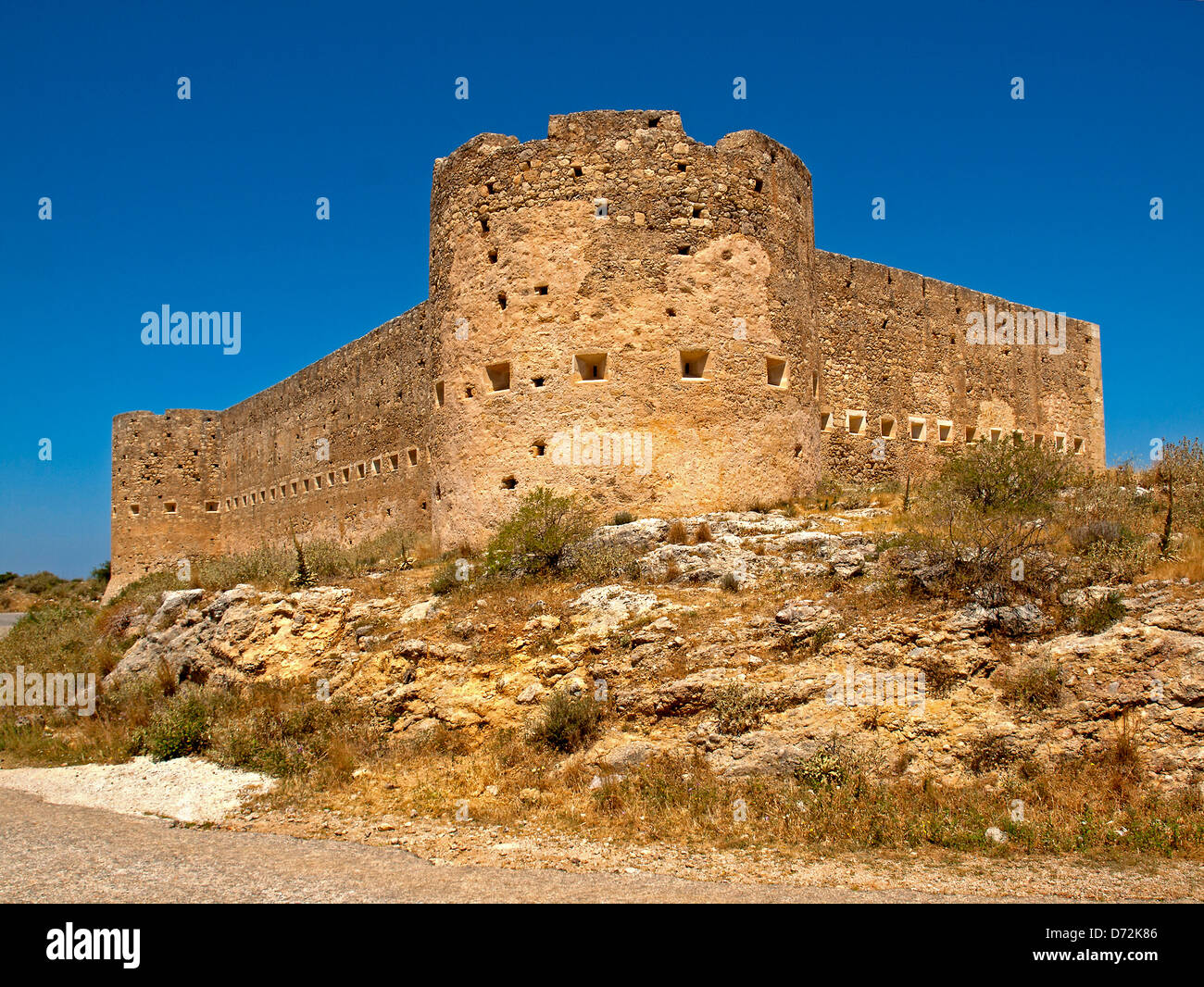 Turkish fort on Crete Stock Photo - Alamy