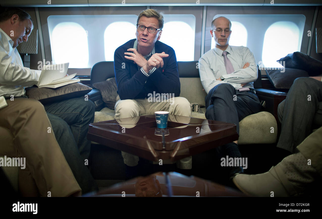 Accra, Ghana, 27 April 2013. German Minister of Foreign Affairs Guido ...