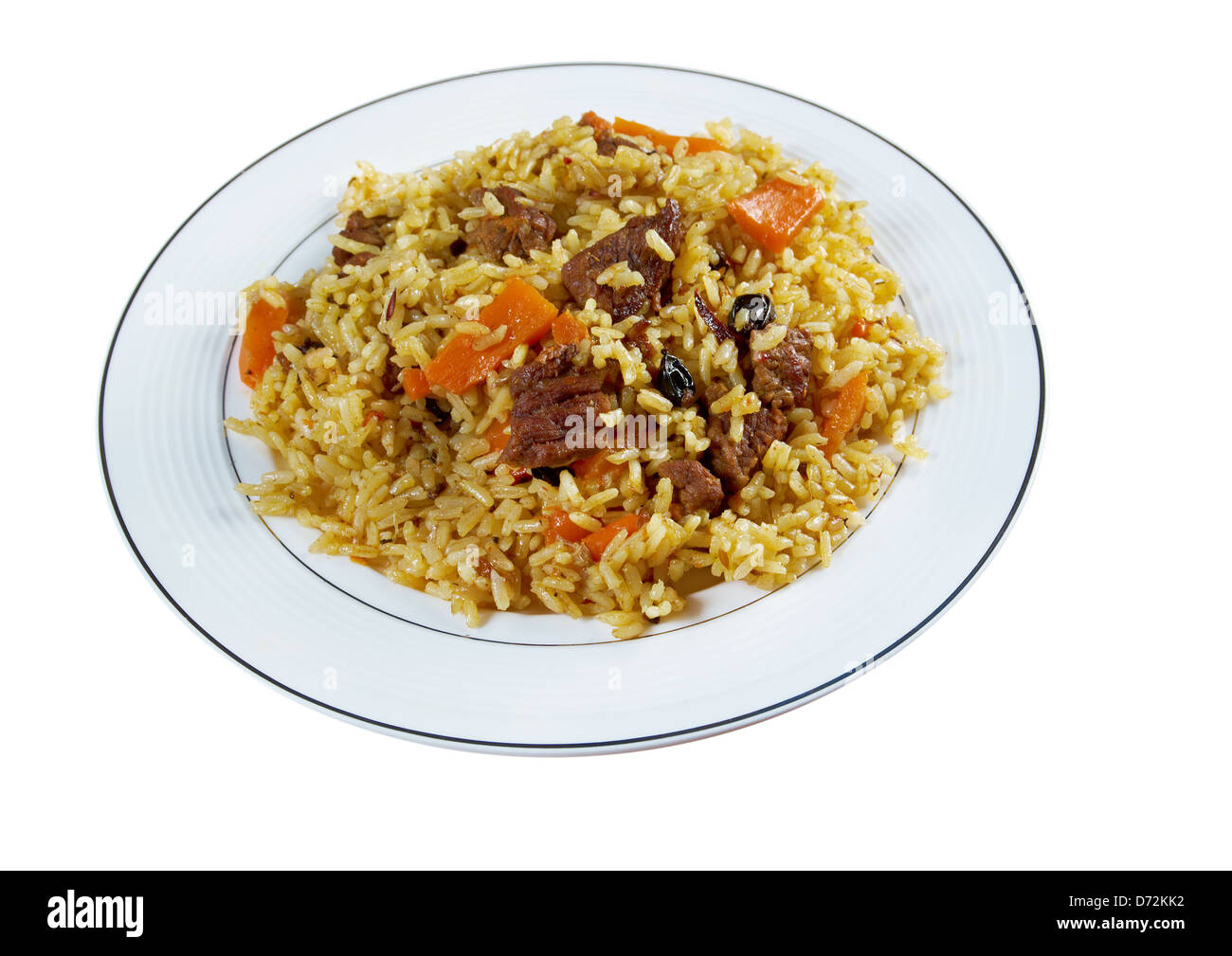 Traditional oriental pilaf.close up Stock Photo - Alamy