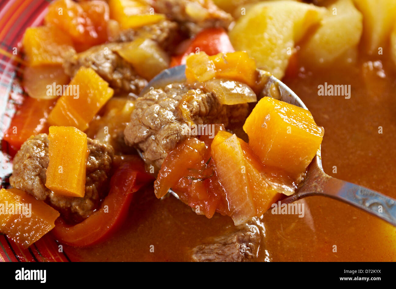 Traditional Bulgarian soup chorba.shurpa soup Stock Photo - Alamy