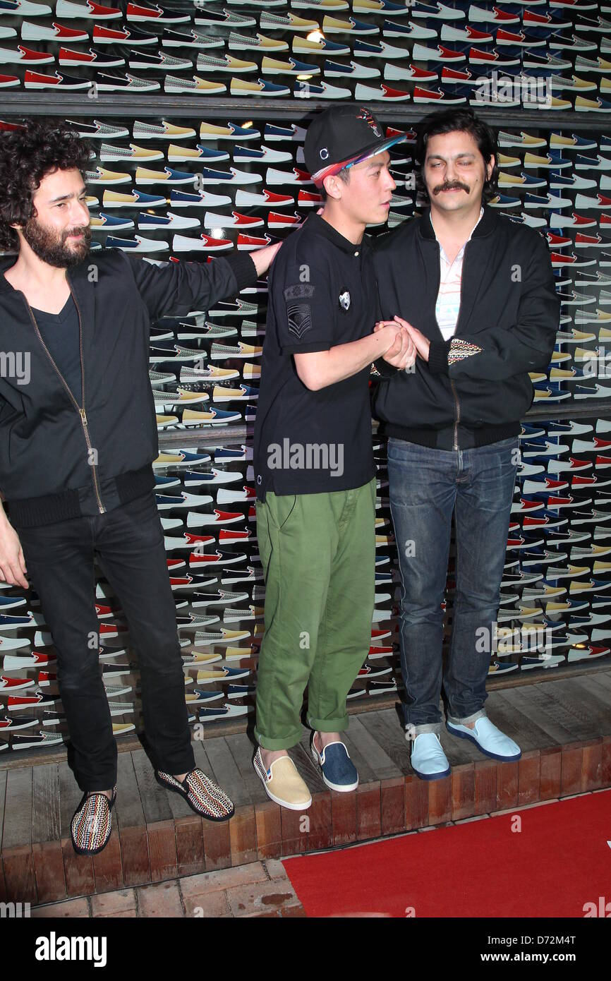 Edison Chen at new product launching activity of his fashion store in ...