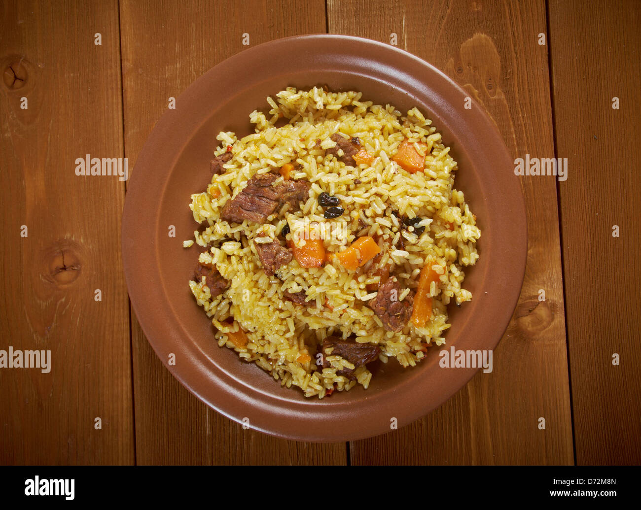 Traditional oriental pilaf.close up Stock Photo - Alamy