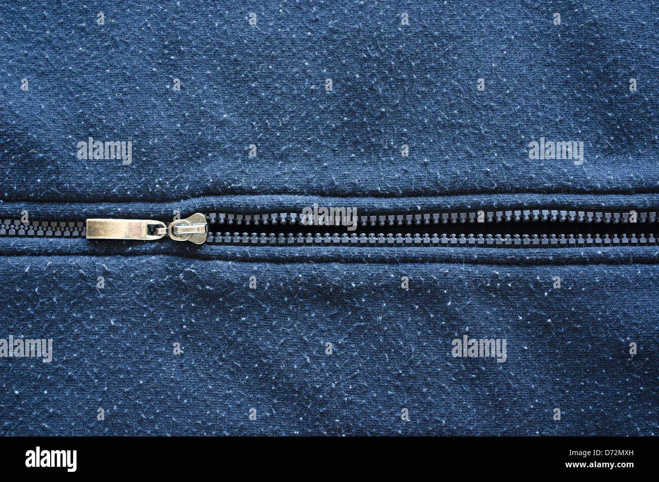 jumper robe garment zipper unzipped and well worn old grunge fabric ...