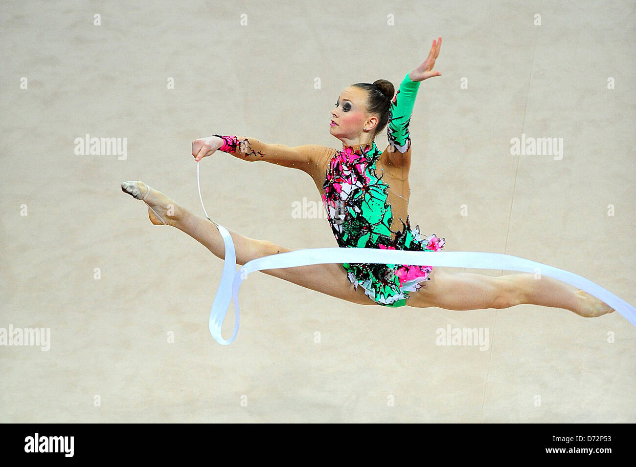 27.04.2013 Pesaro, Italy. Ashleigh O'Neill of New Zealand during day ...
