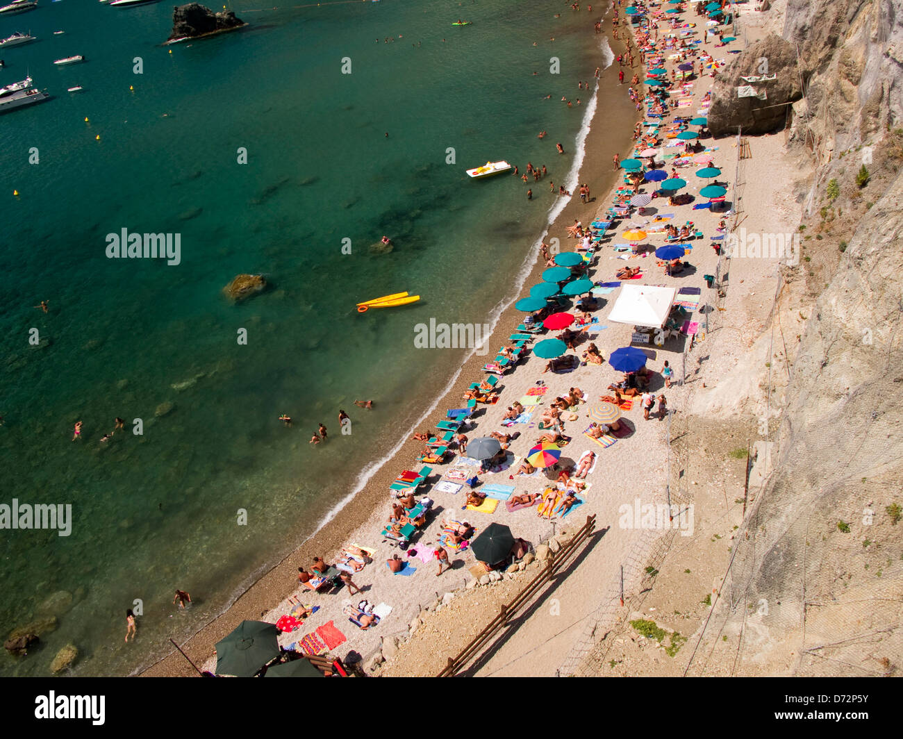 Aerial view of Chiaia di Luna Beach in Ponza, Italy Stock Photo - Alamy