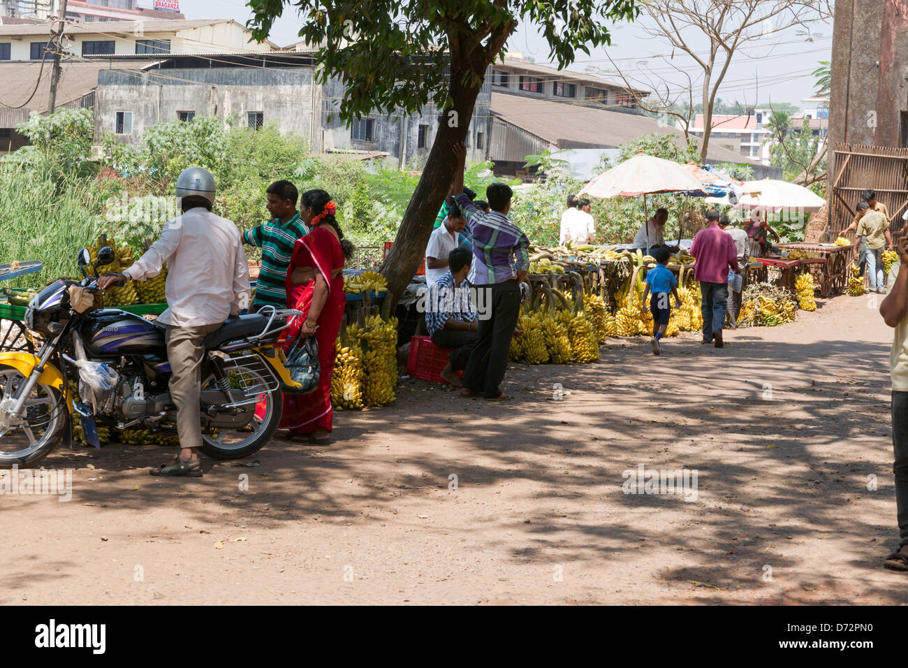 Mapusa in North Goa Stock Photo - Alamy