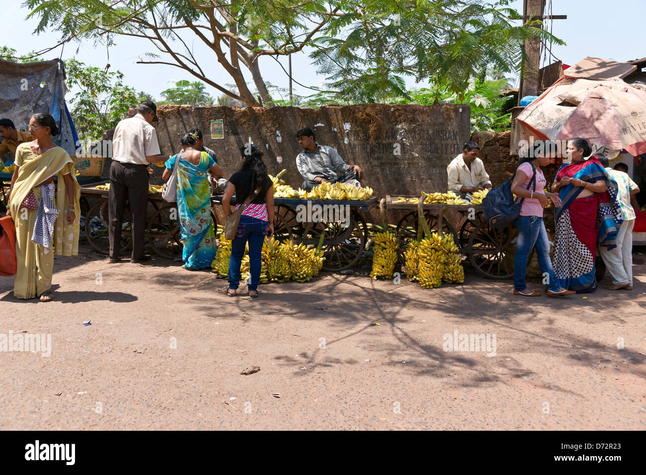 Mapusa in North Goa Stock Photo - Alamy