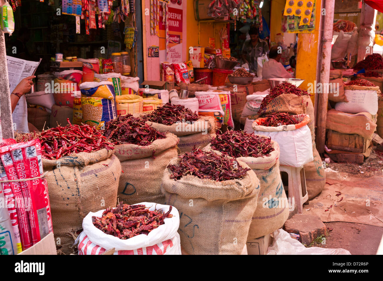 Mapusa in North Goa Stock Photo - Alamy