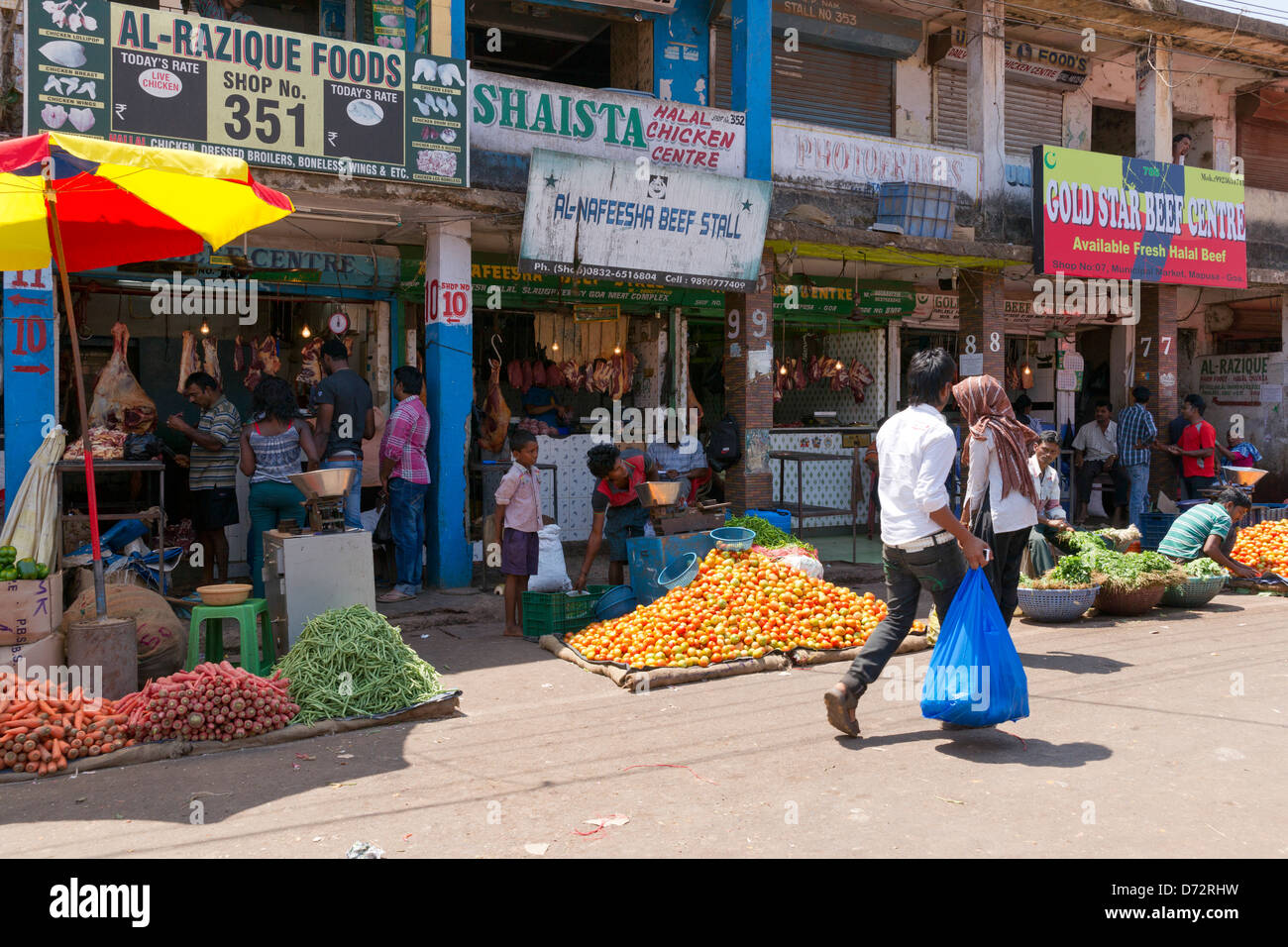 Mapusa goa hi-res stock photography and images - Alamy