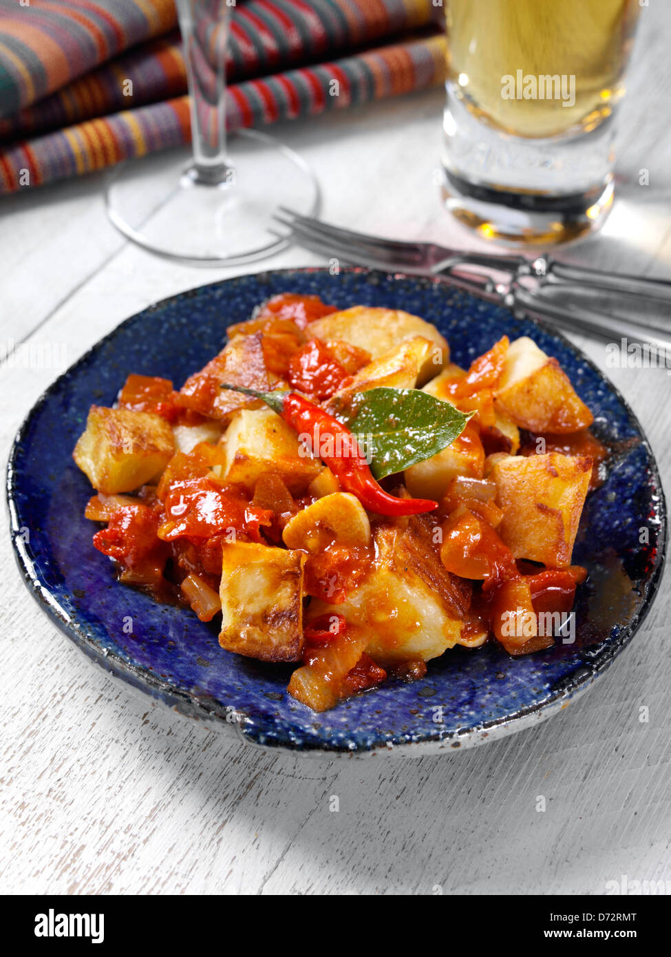Patas bravas tapas Stock Photo - Alamy