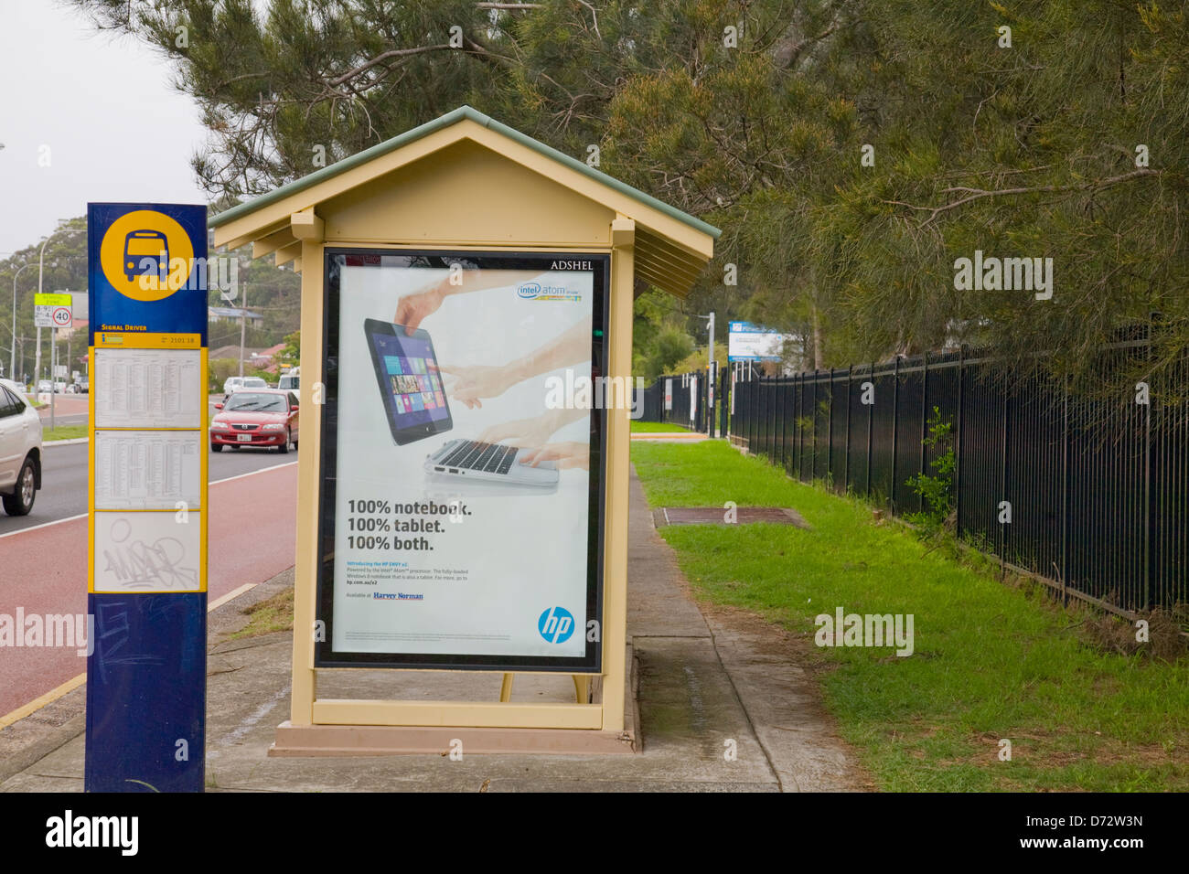 Bus stop sign australia hi-res stock photography and images - Alamy