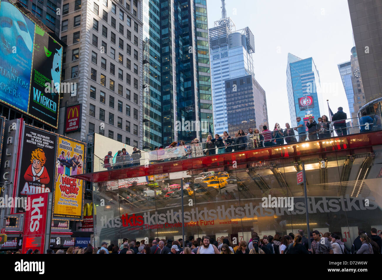 Times Square Booth selling discount tickets in New York City Stock ...