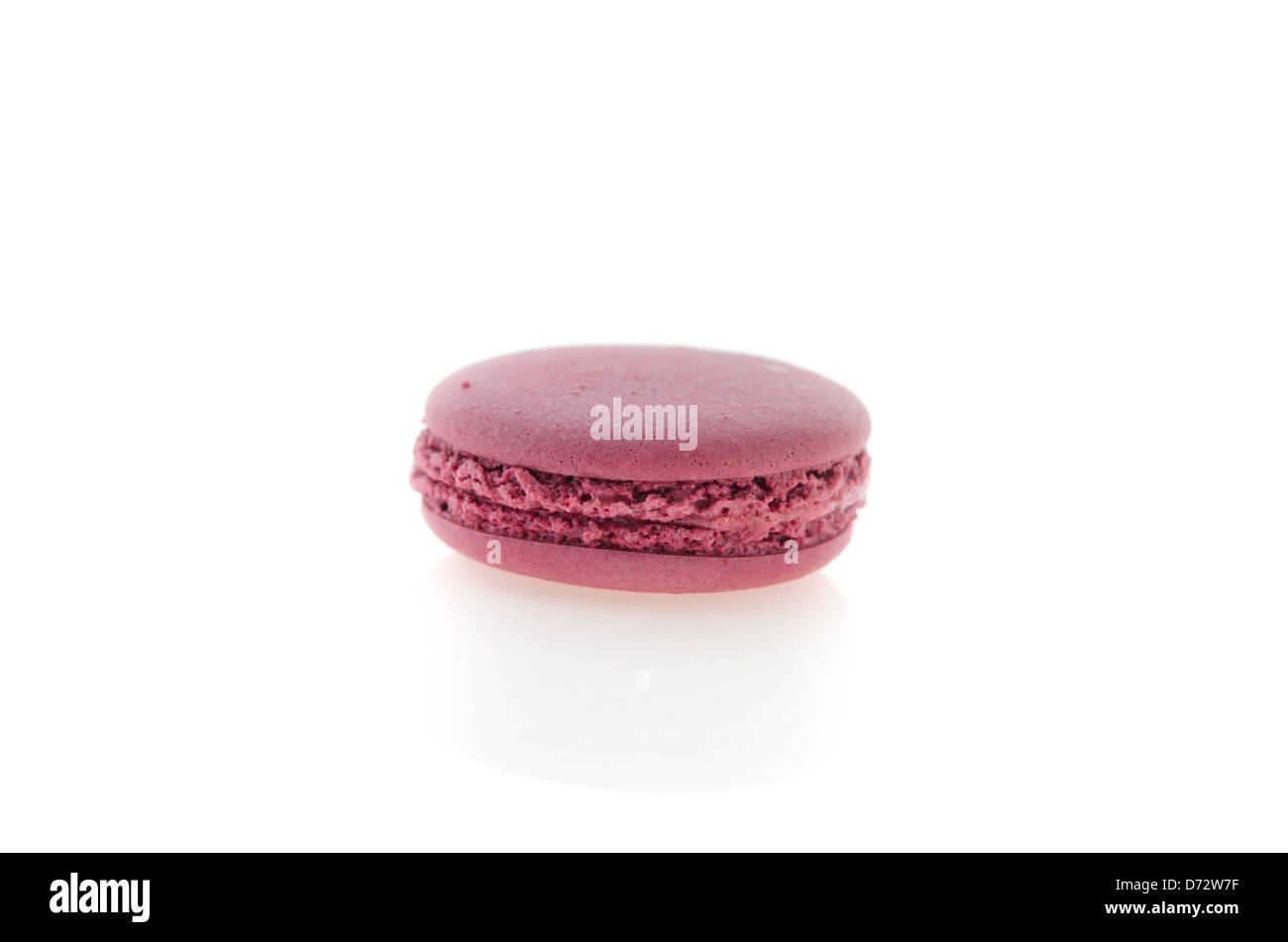 french macaroons over white background , single dessert Stock Photo - Alamy