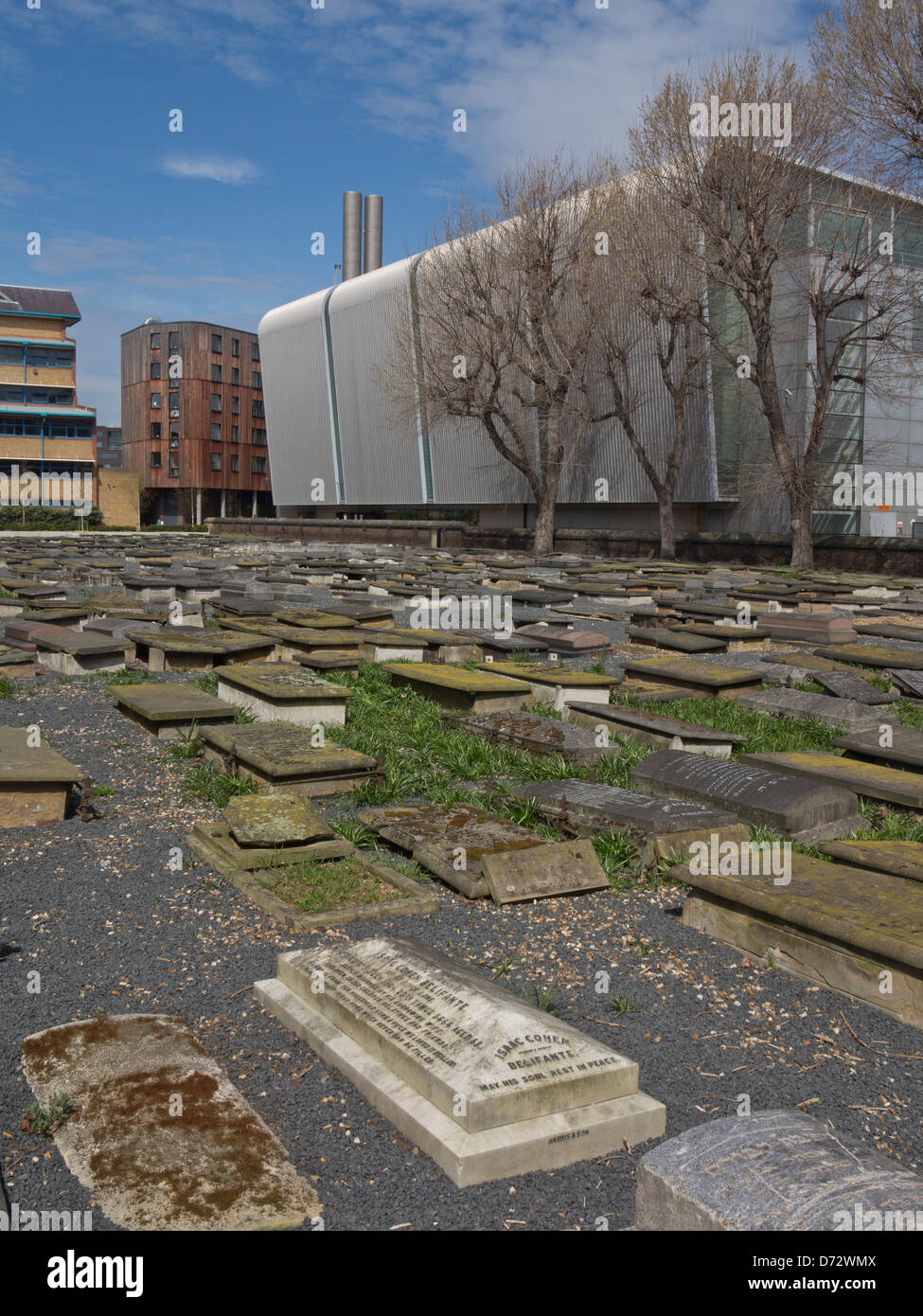 Tombs at the Novo ancient Jewish cemetery at the heart of the new Queen ...