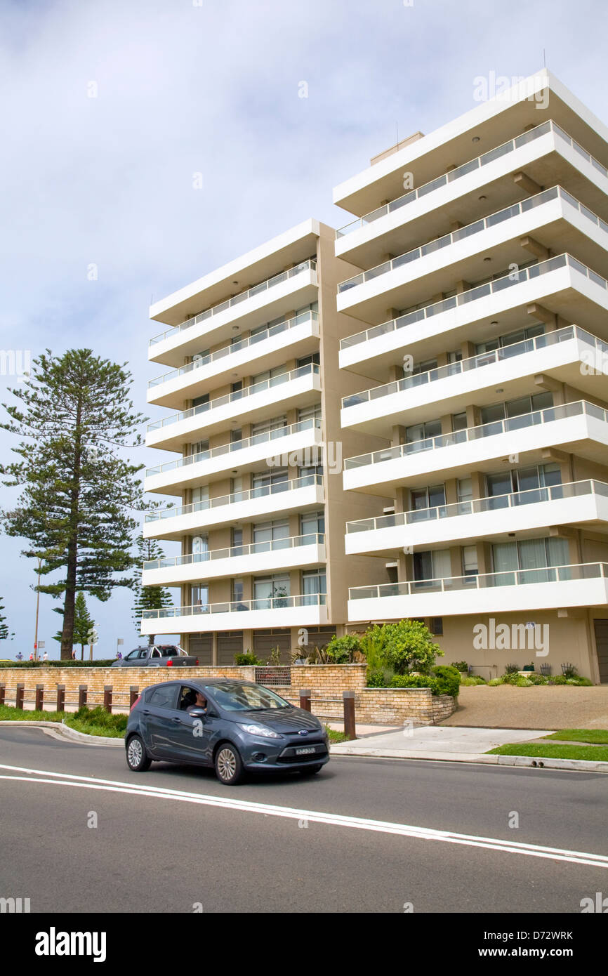 apartment buildings by the dee why beach on sydney's northern beaches ...