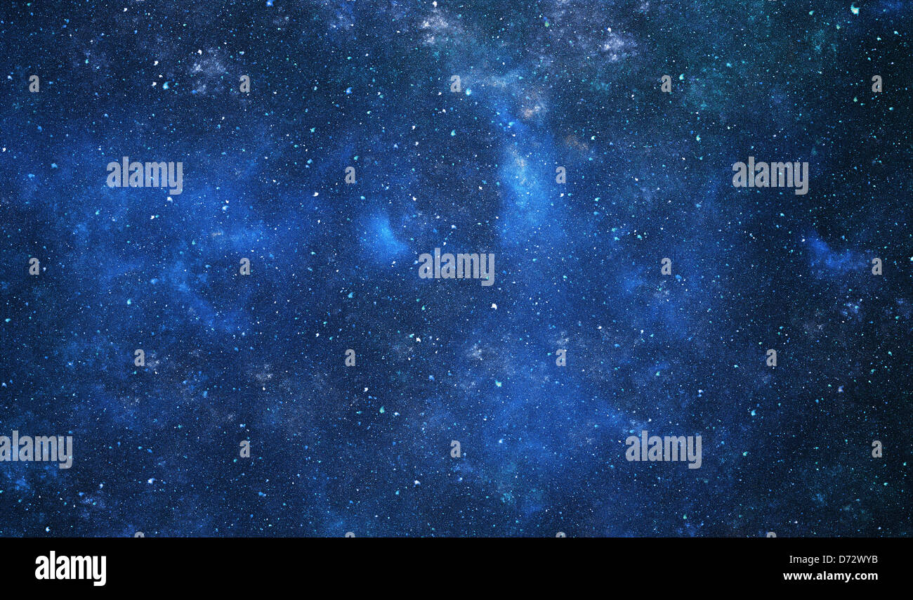 Space galaxy, blue abstract background Stock Photo - Alamy