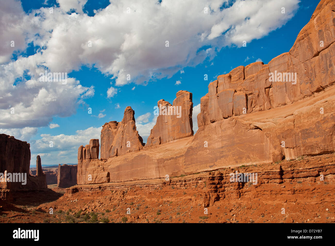 The Classic American Western Landscape in Arches National Park,Utah ...