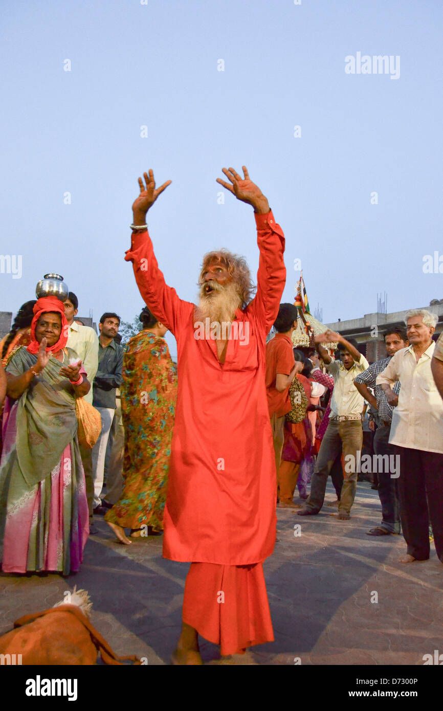 Baba dancing on the day of celebrations Stock Photo - Alamy