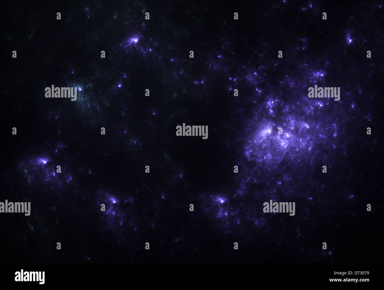 Wide round space nebula, stars background Stock Photo - Alamy