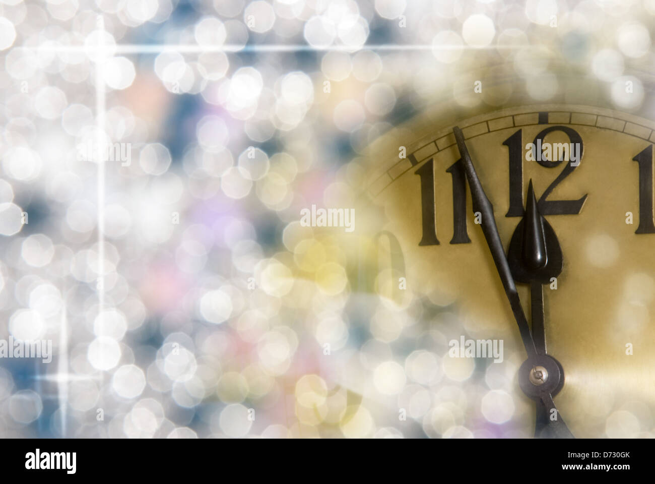 new year clock Stock Photo - Alamy