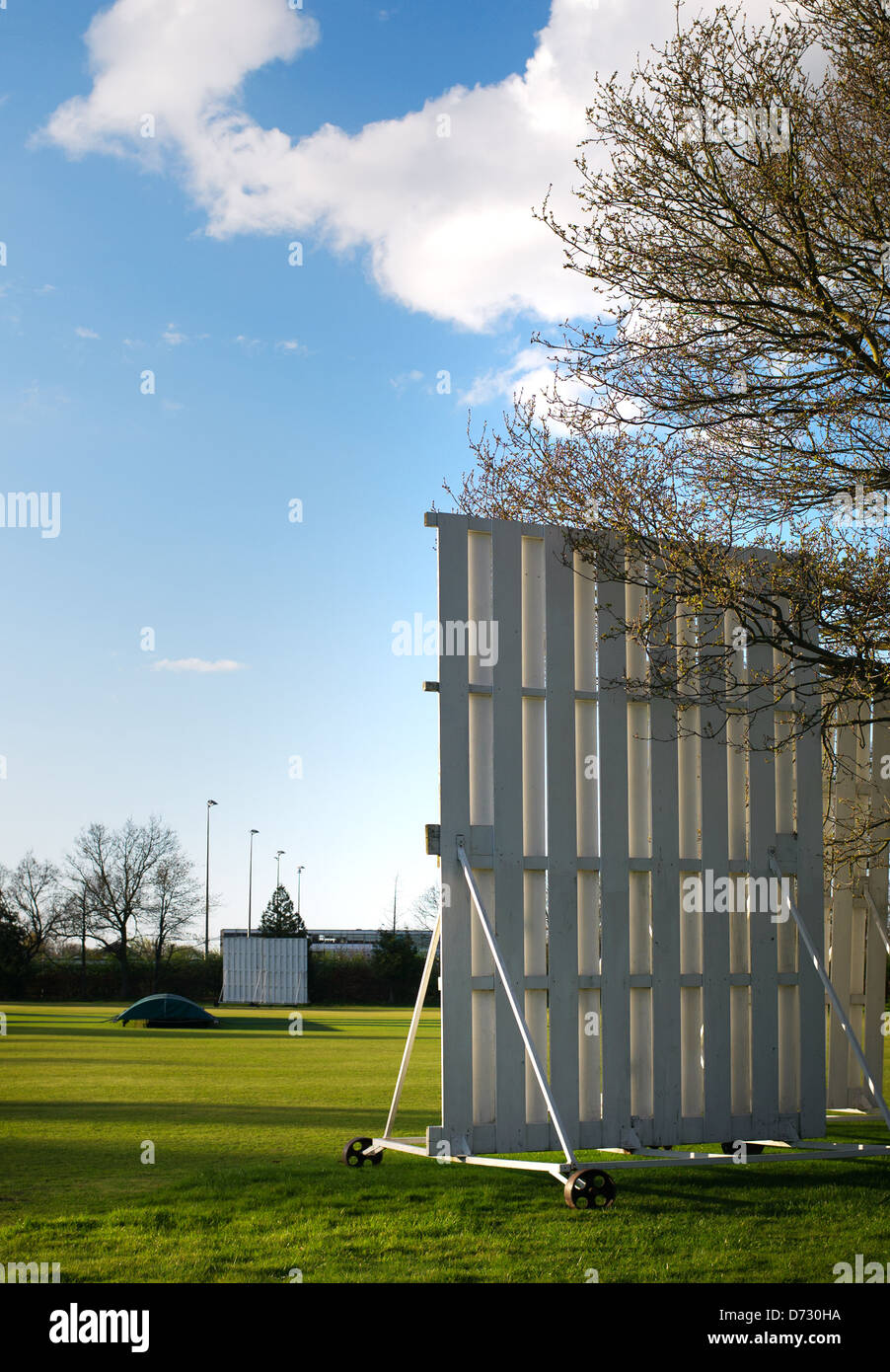 Cricket sight screen hi-res stock photography and images - Alamy