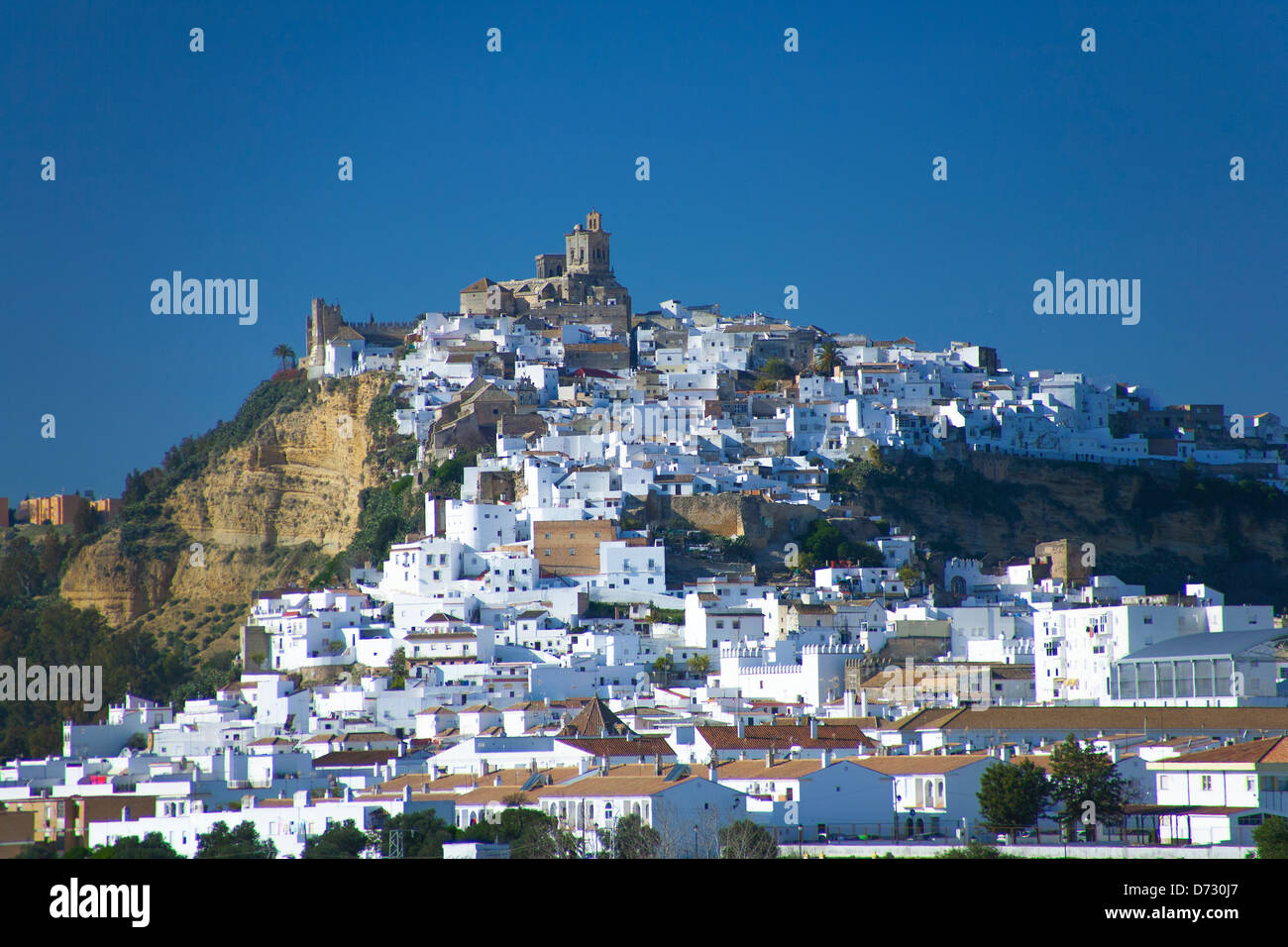 View of Arcos de la Frontera, Cadiz, Spain Stock Photo - Alamy