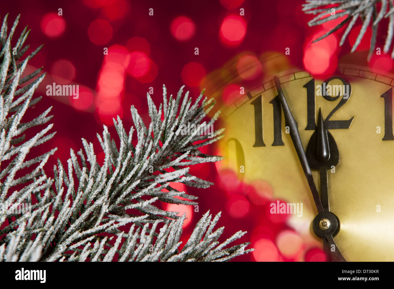new year clock Stock Photo - Alamy
