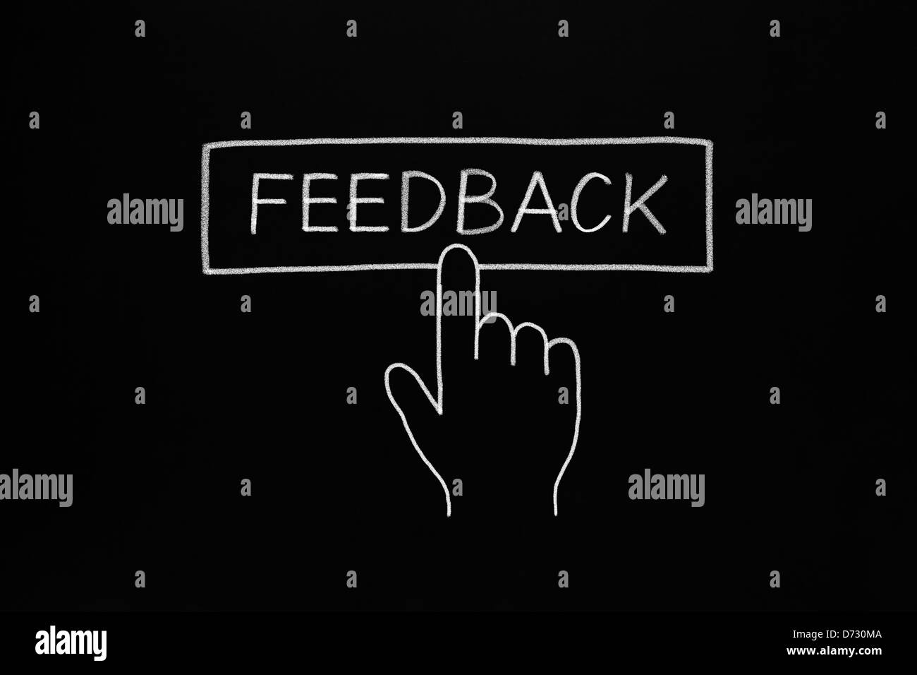 Customer service feedback survey icon Black and White Stock Photos ...