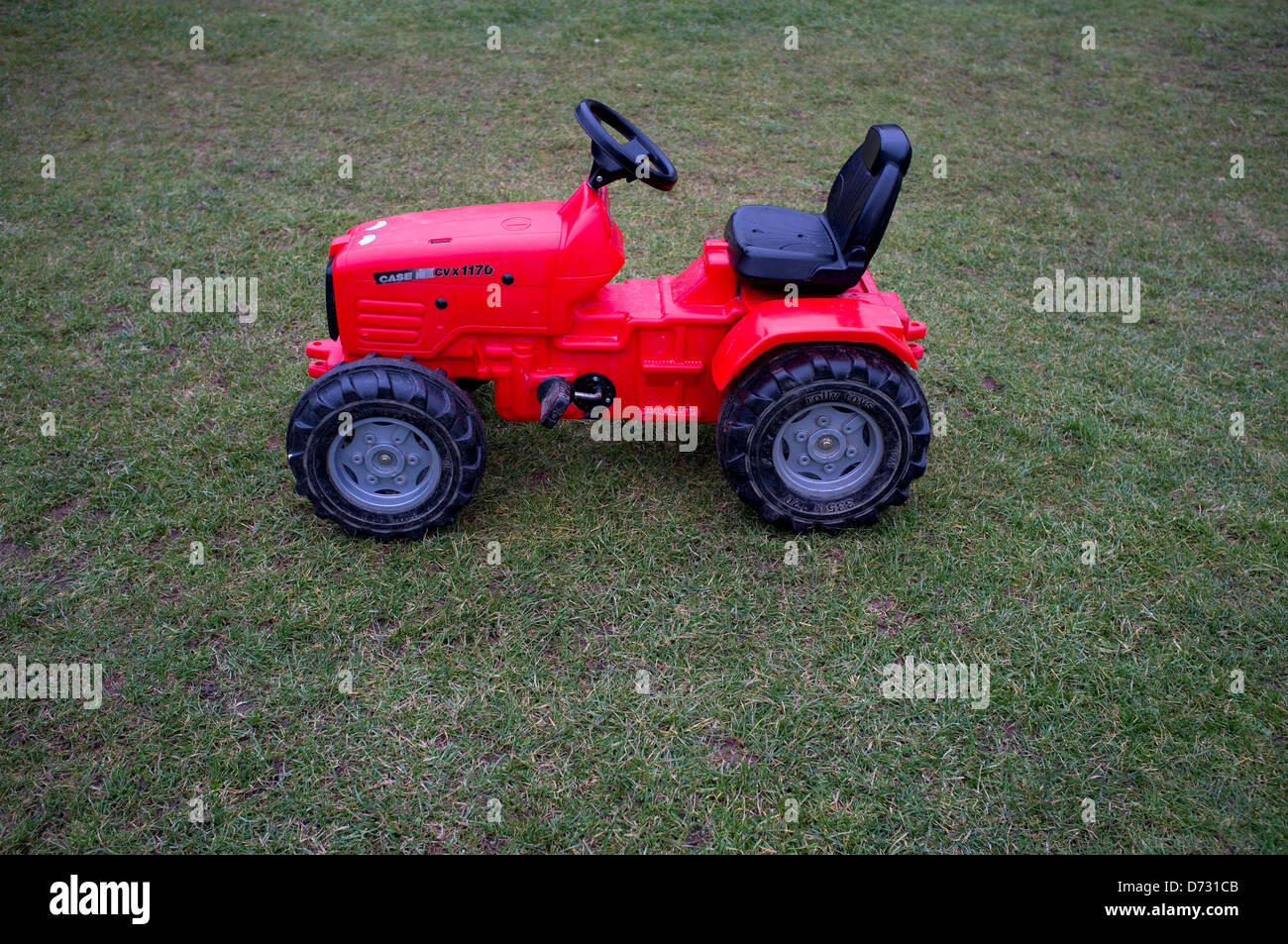 Childs Toy Tractor Stock Photo - Alamy