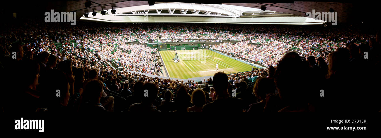 Centre Court at Wimbledon Stock Photo - Alamy