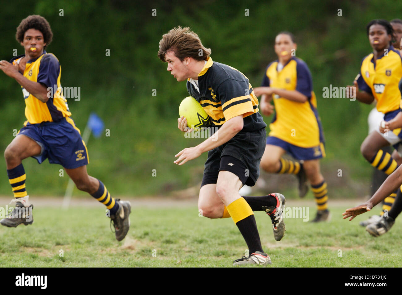 School Kids Playing Rugby High Resolution Stock Photography and Images ...