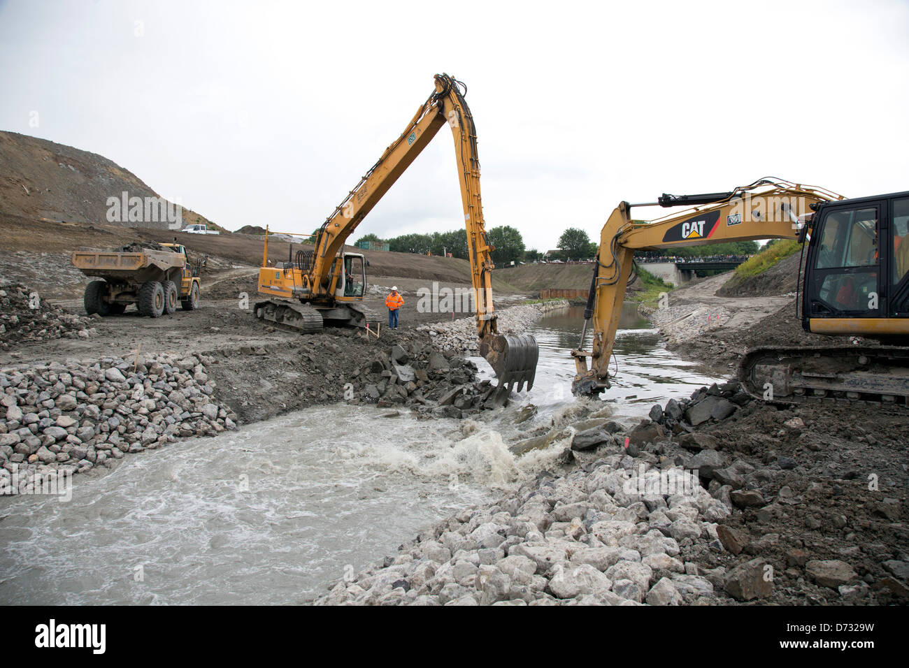 Castrop-Rauxel, Germany, New Emscher passage goes into operation Stock ...
