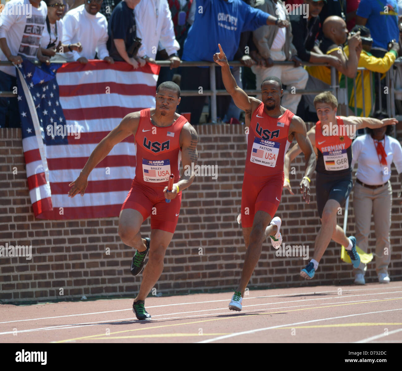 April 27, 2013 - Philadelphia, Pennsylvania, U.S - RYAN BAILEY and DOC ...