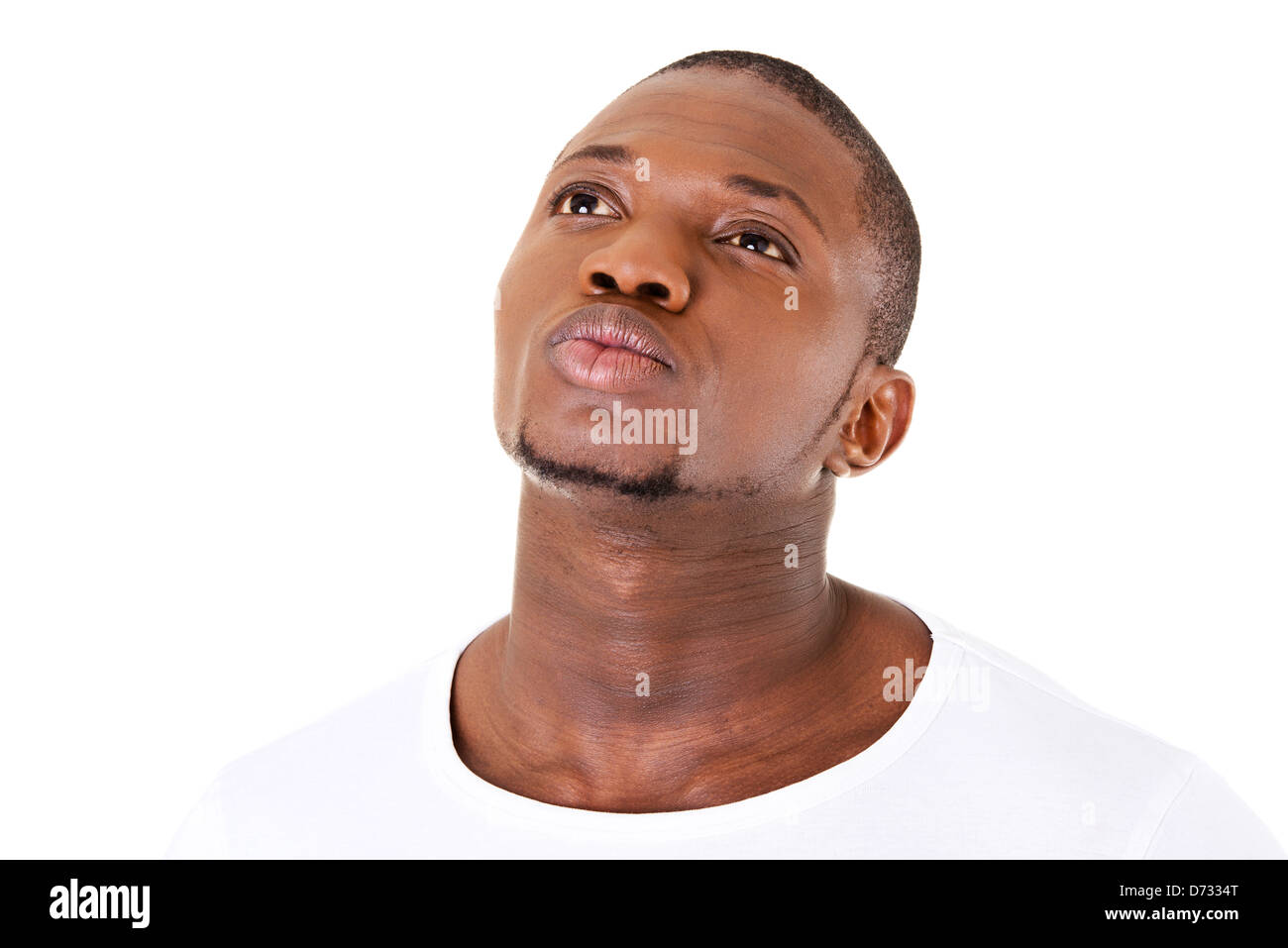 Man thinking about a problem Stock Photo - Alamy