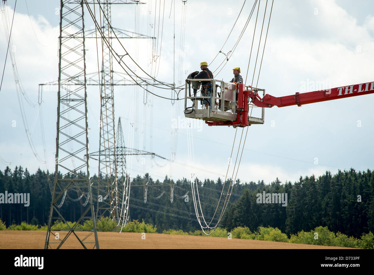High voltage power lines germany hi-res stock photography and images ...