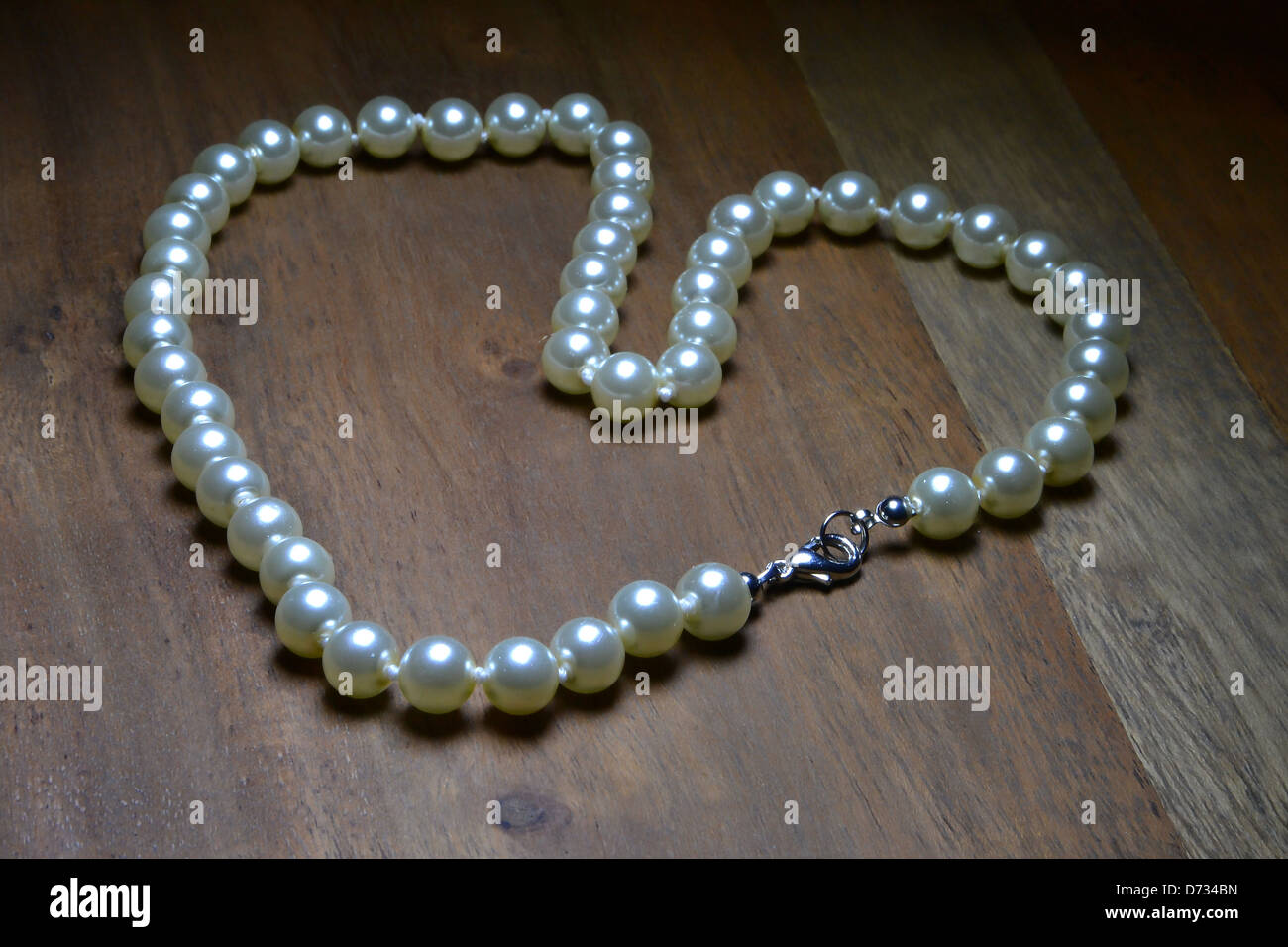 Elegant shiny large pearls on hi-res stock photography and images - Alamy
