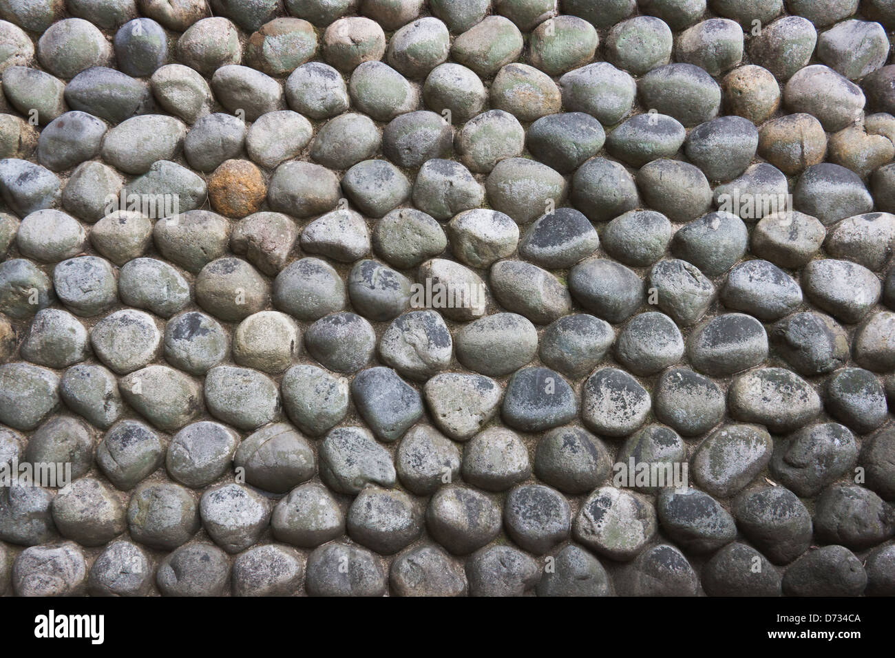 Stone wall, Japan Stock Photo - Alamy