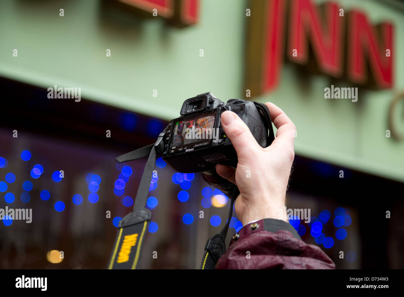 Man recording during event hi-res stock photography and images - Alamy