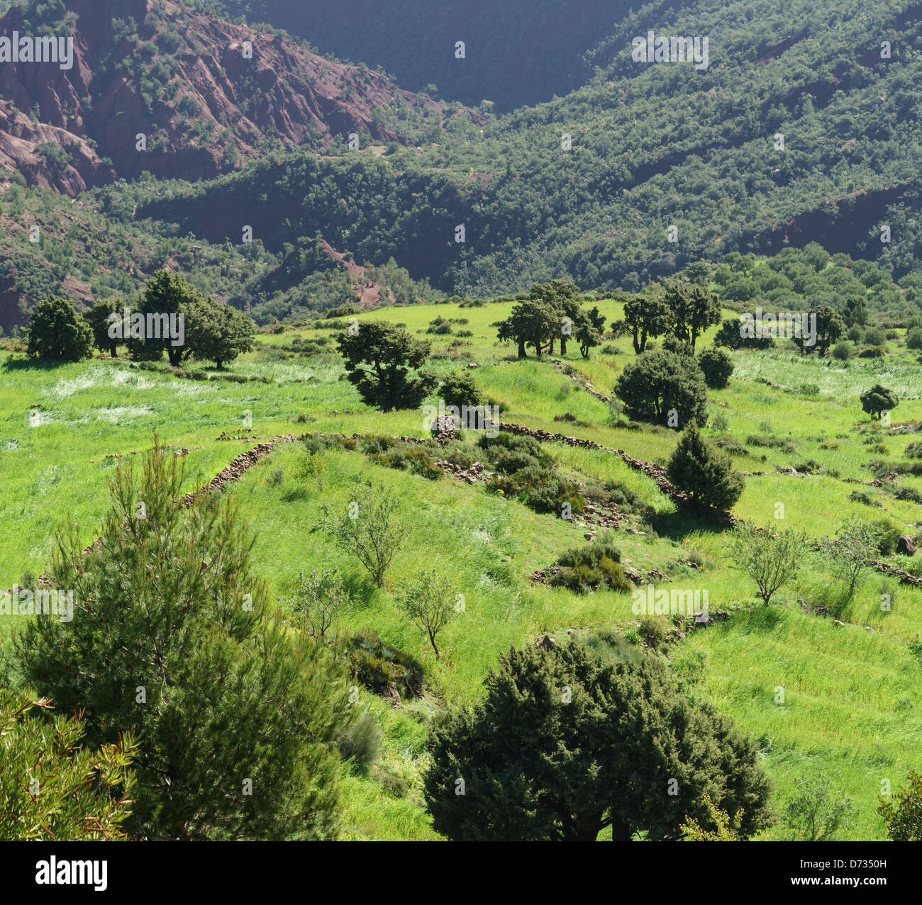 Valley mountains tizi tichka atlas hi-res stock photography and images ...
